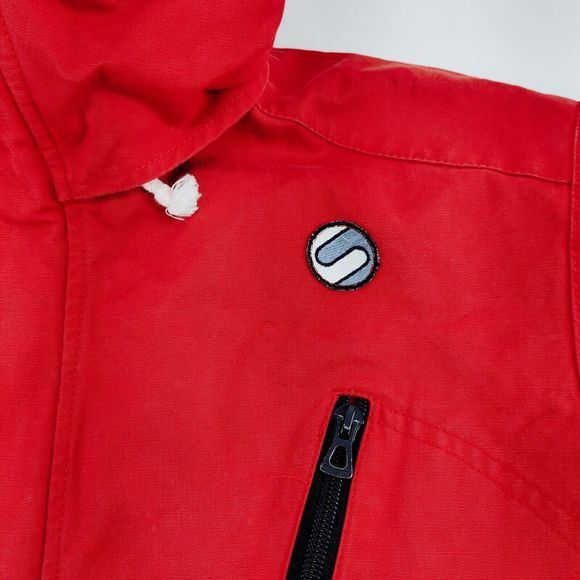 Samas | Jackets & Coats | Vintage Samas Sportswear Red Anorak Jacket ...